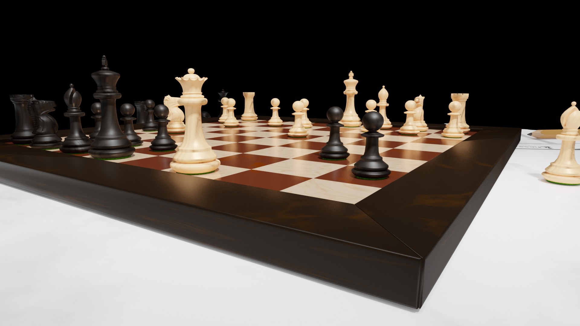 Chess Set with Official Score Sheet - Show - GameDev.tv