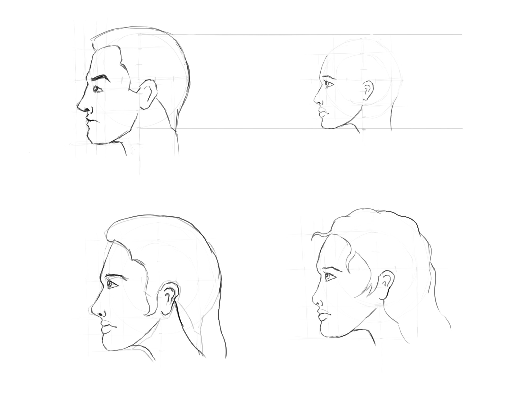 Female Face Side Show GameDev tv