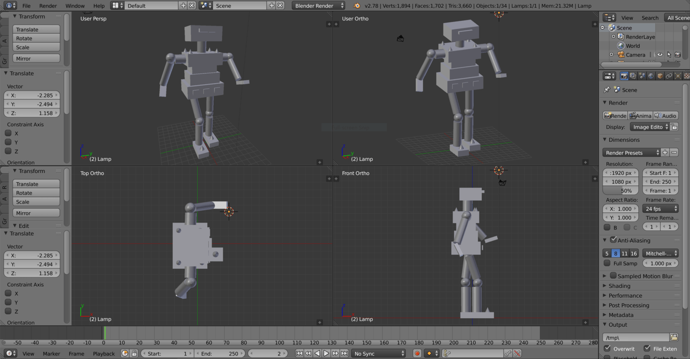 Section 1 Lecture 11 - Giant Robot Screenshot - Talk - GameDev.tv