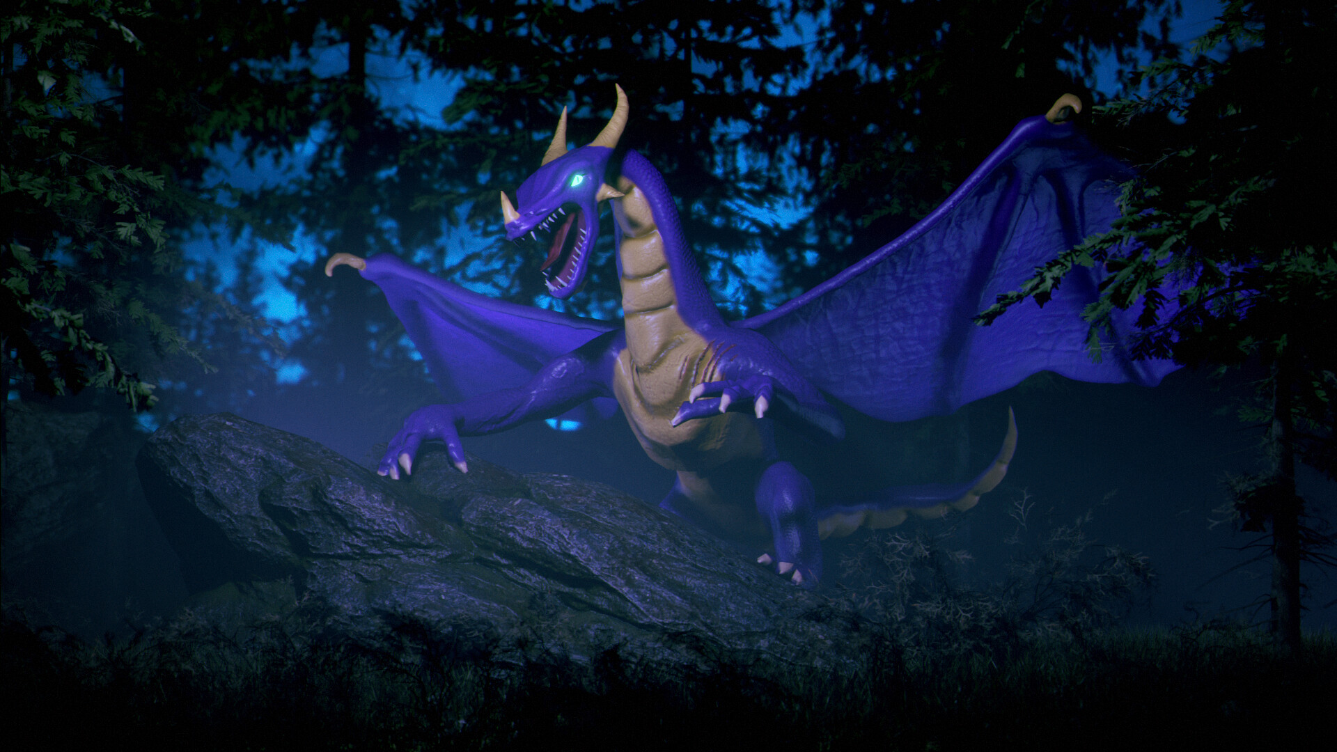 Dragon Render (Sculpting Course) - Show - GameDev.tv
