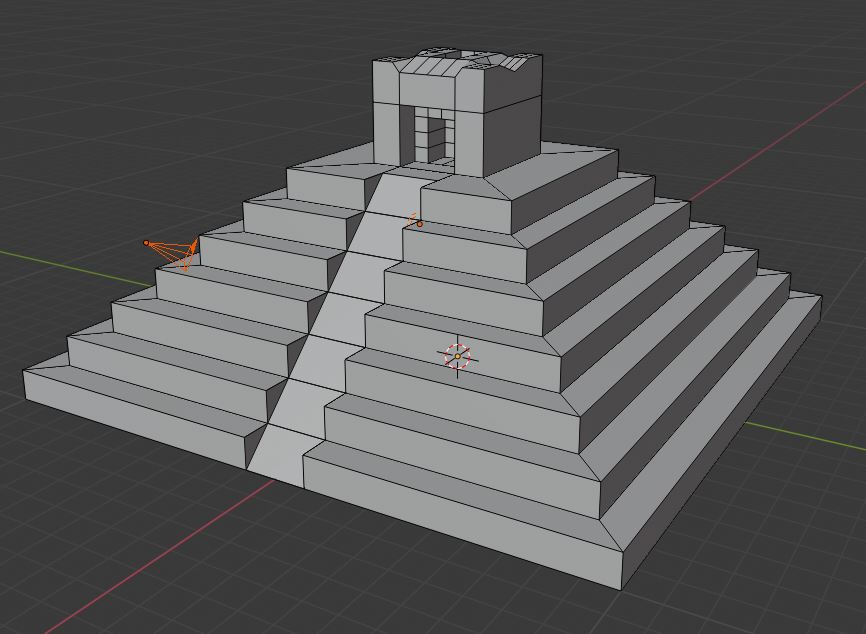 Section 2 Mayan Pyramid with ramp - Show - GameDev.tv