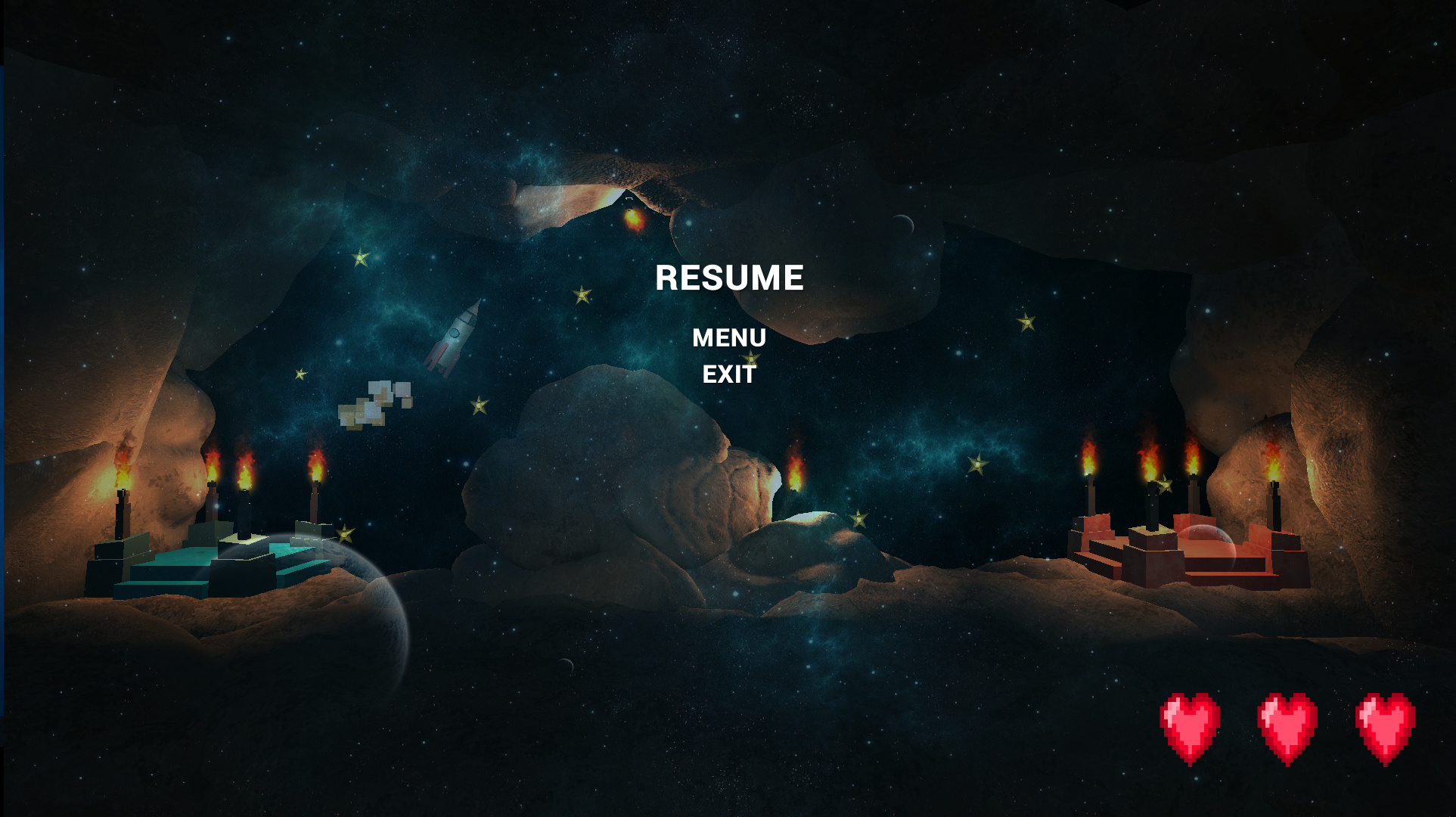 Project Space. 5 levels with blender models, complete UI, more... Worth ...