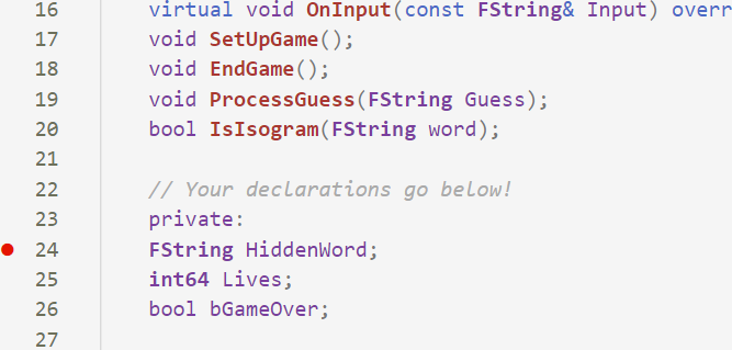 Bull cow game-compiler fails - Ask - GameDev.tv