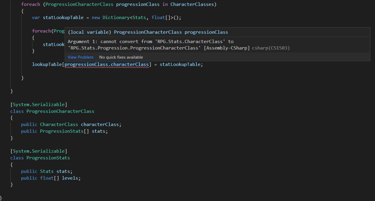 Help With Error Cannot Convert Ask GameDev tv