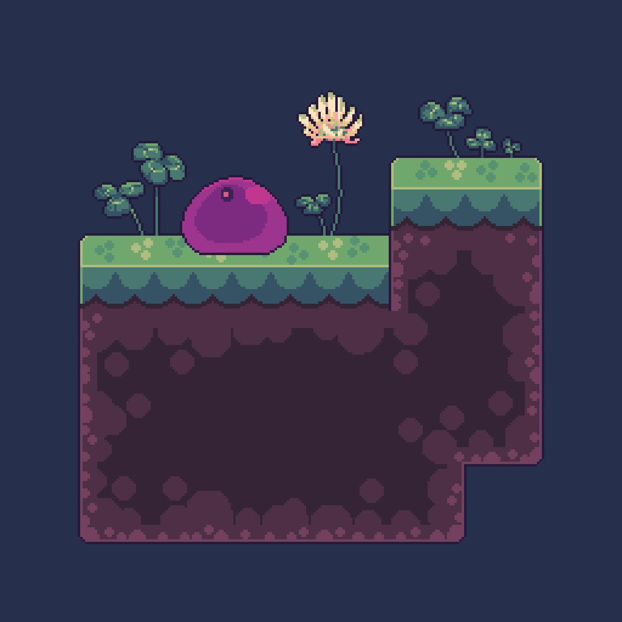 Testing out the animations with the tile set for my TileVania assets ...