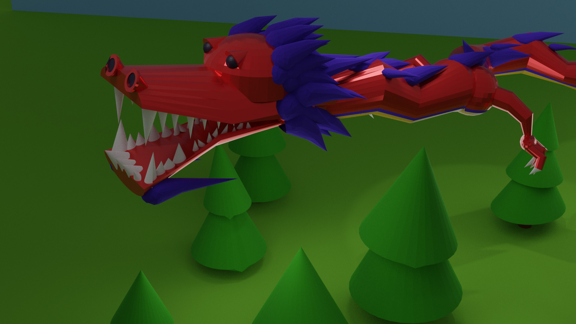 Mid Section Challenge - Low Poly Dragon - Show - GameDev.tv