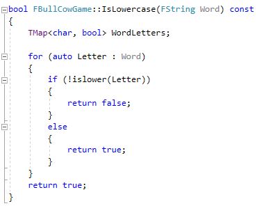 My Solution for IsLowercase() - Talk - GameDev.tv