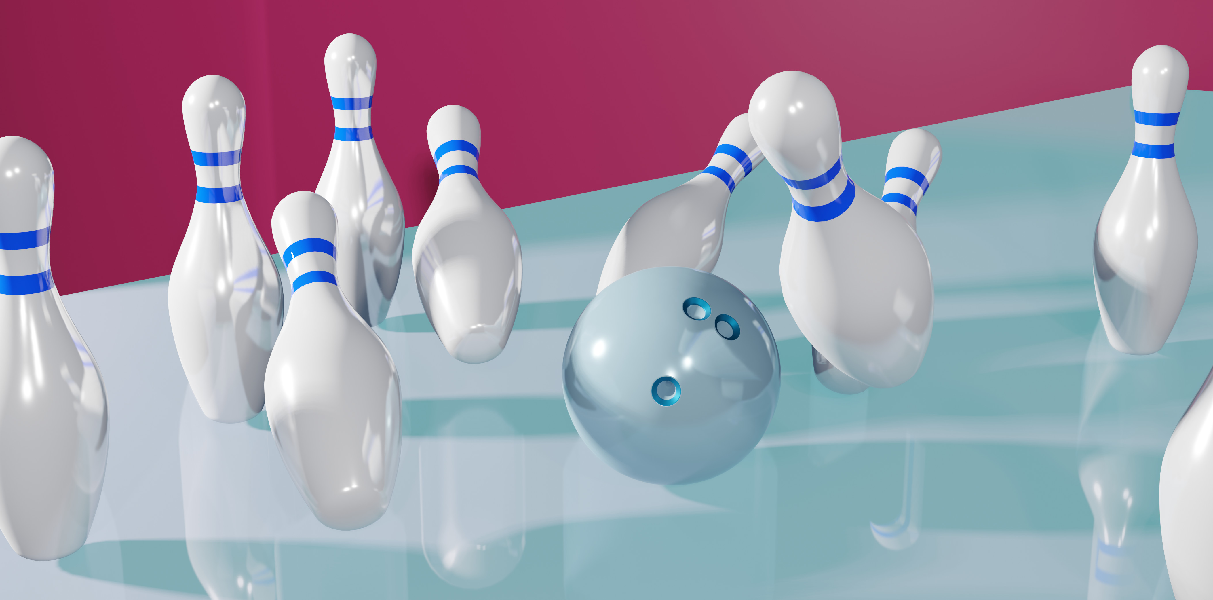 Bowling scene with reflection - Show - GameDev.tv