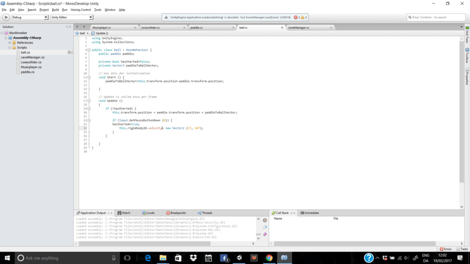 Problem with velocity - Ask - GameDev.tv
