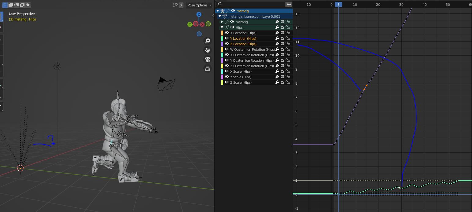 Question about a problem during export in FBX to Mixamo and reimport in Blender - Ask - GameDev.tv