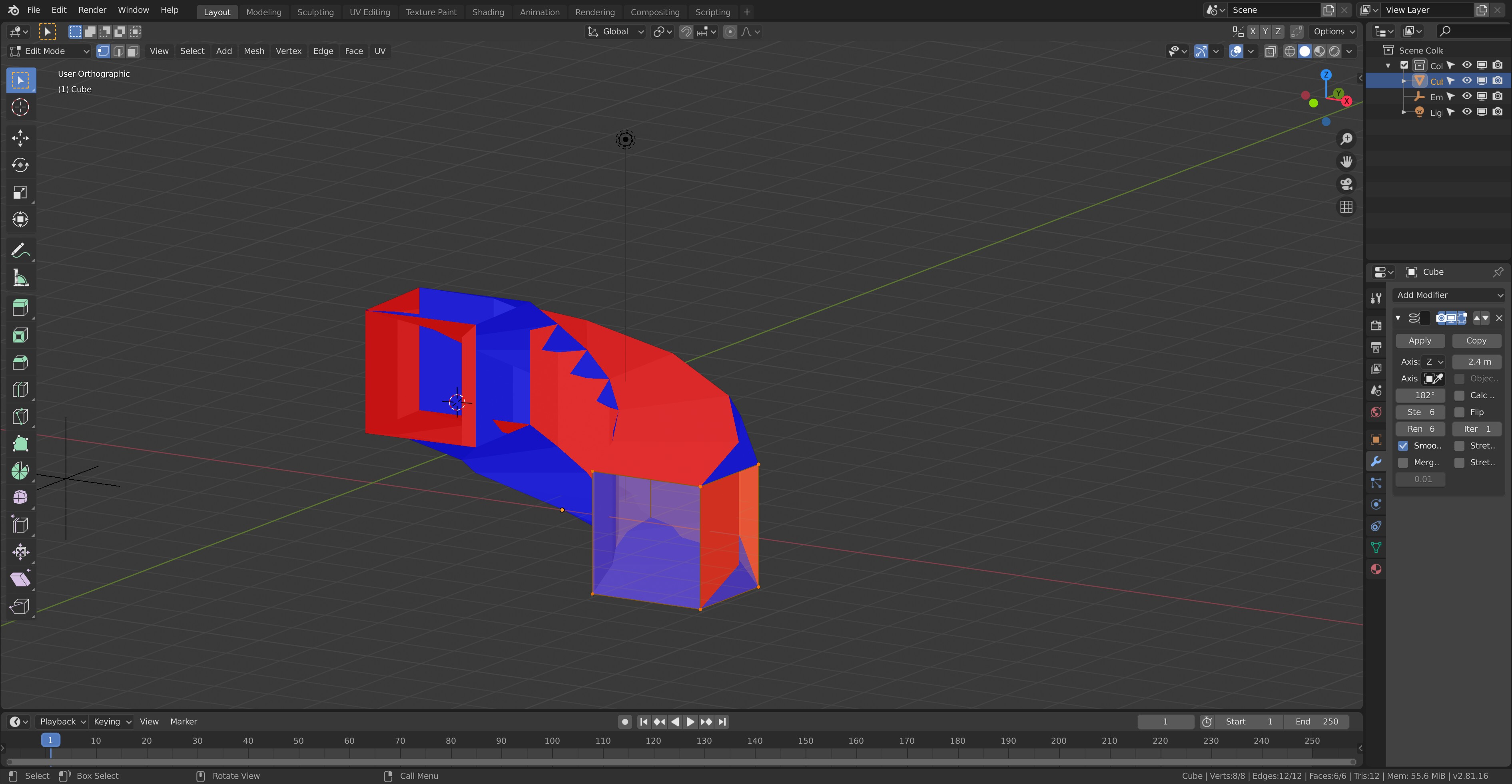 Using screw modifier produces weird surface overlaps - Show - GameDev.tv