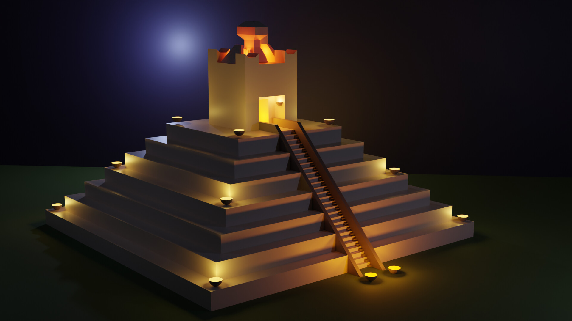 Section 2 final challenge - Mayan pyramid - Show - GameDev.tv