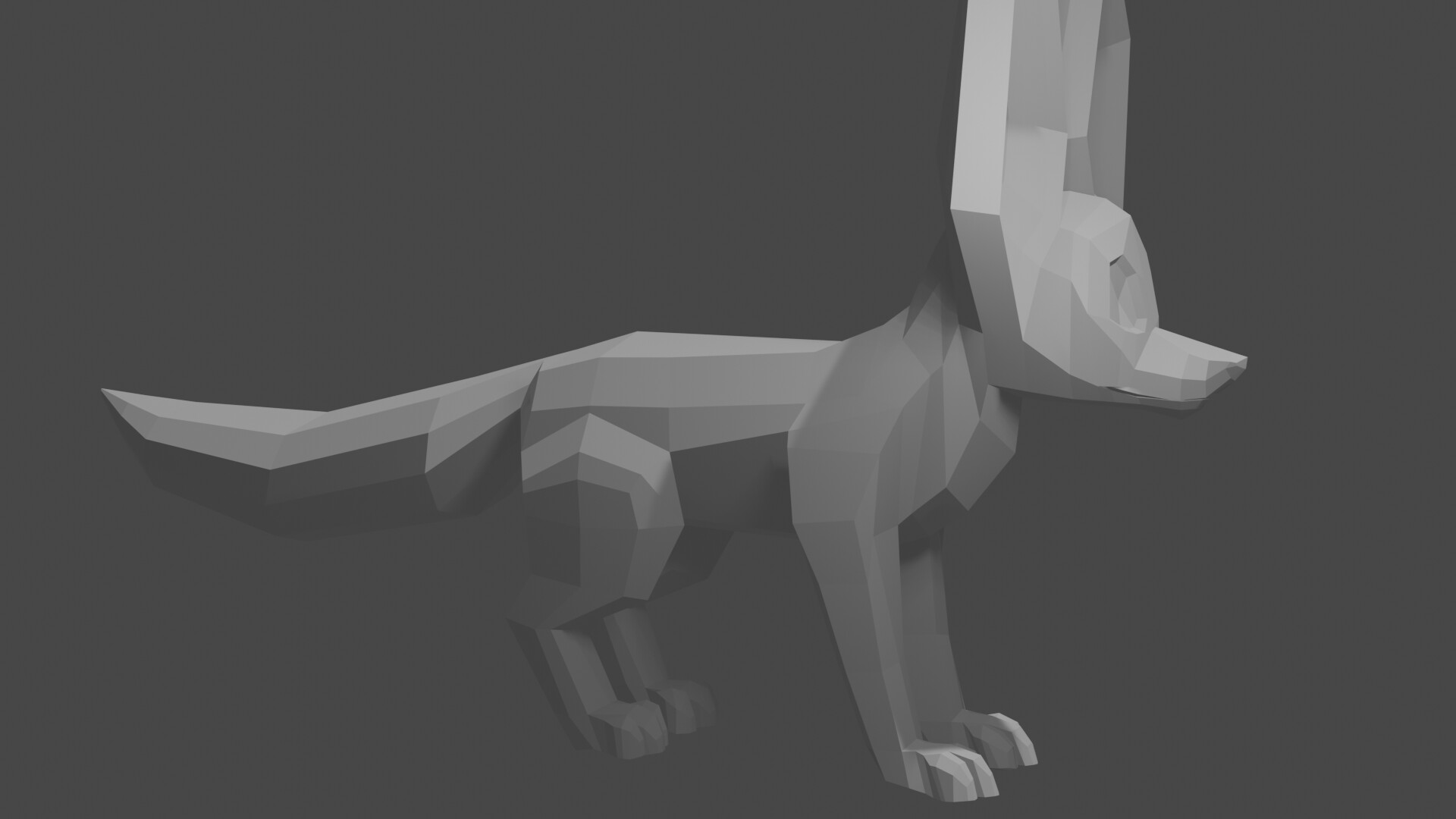 Creative Low-poly Model Fennec - Show - GameDev.tv