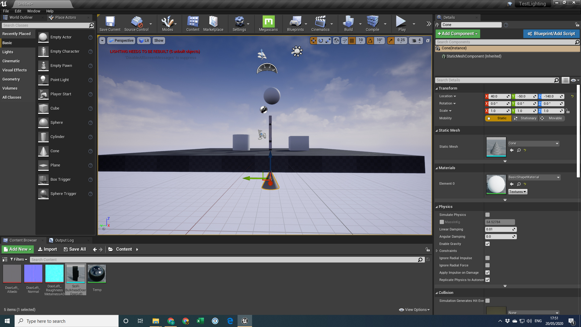 Strange portal like reflections in PBR material - Ask - GameDev.tv