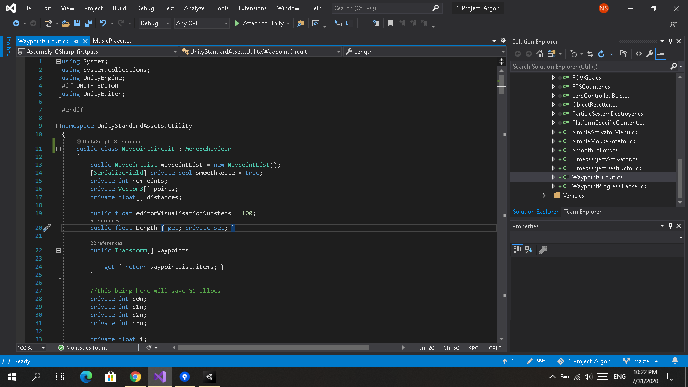 [Solved] Standard Assert Waypoint Circuit Script Issue - Ask - GameDev.tv