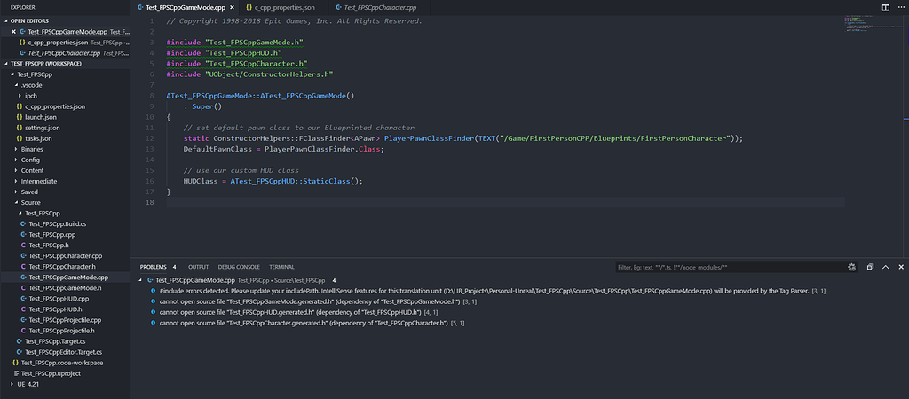 Intellisense very broken and crashes Unreal Editor - Ask - GameDev.tv