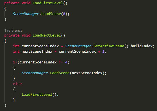 My solution to level loading - Show - GameDev.tv