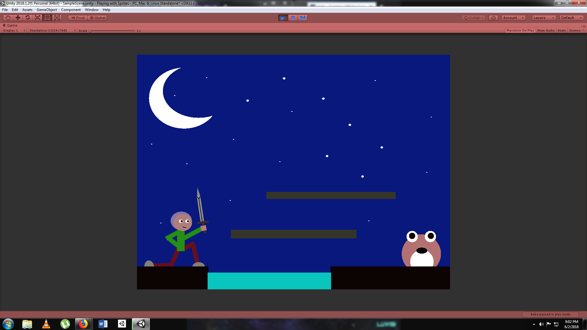 My scene for Text101 - Talk - GameDev.tv