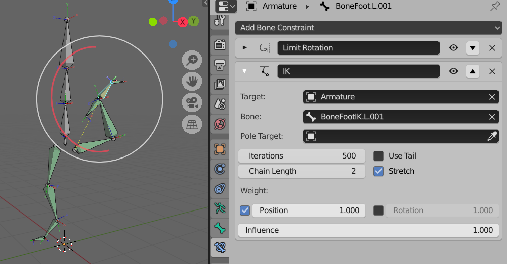 Ik ignores limit rotation constraint - Ask - GameDev.tv