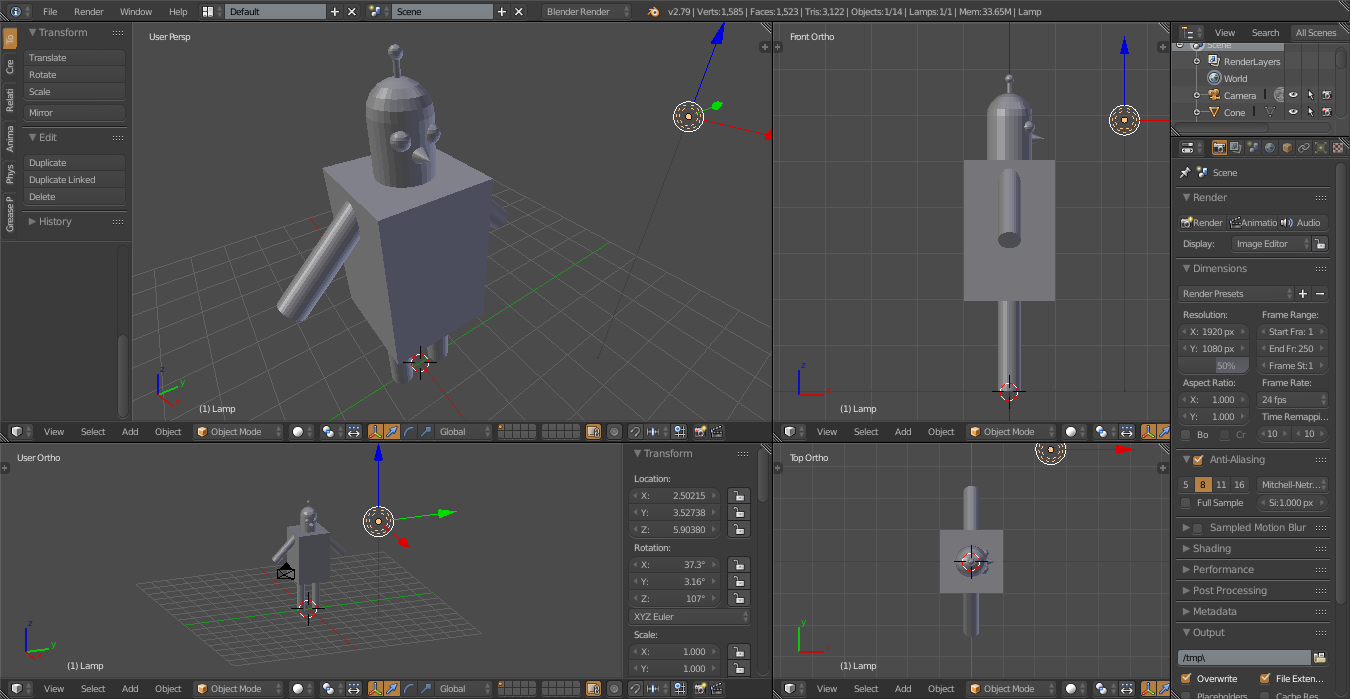 Basic object transformation - Talk - GameDev.tv