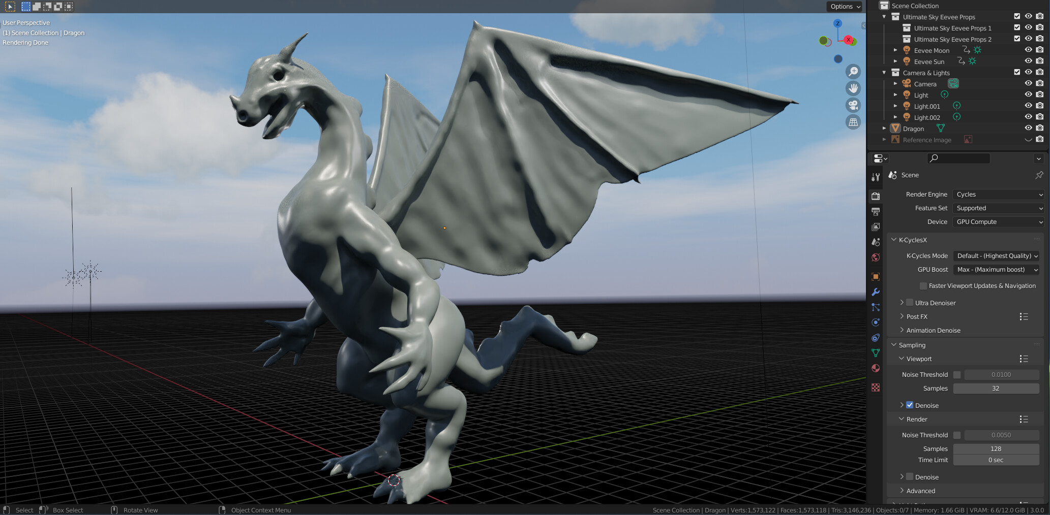 Dragon After (3) Sculpt the Basic Shape - Show - GameDev.tv