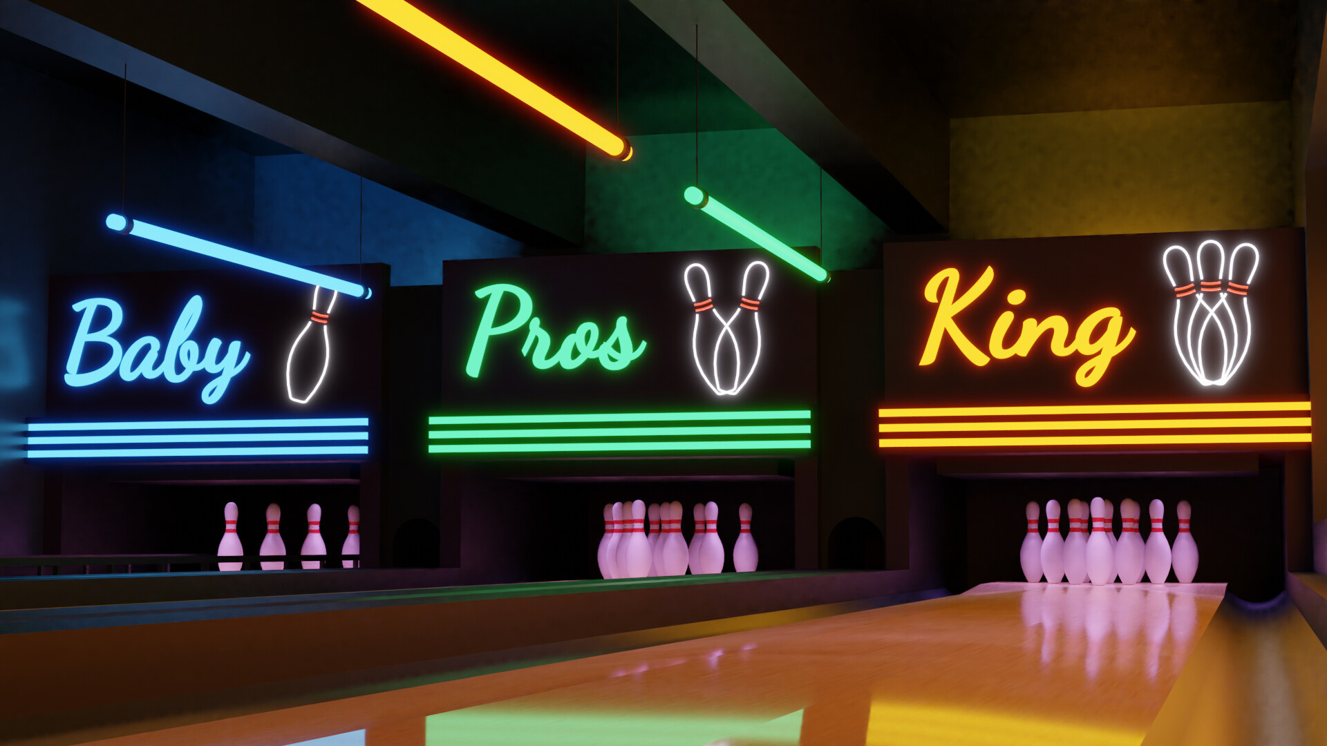 Bowling Scene - My Own Interpretation - Show - GameDev.tv