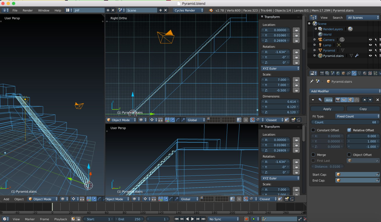 S02 L33 Pyramid stairs Array - Problem solving - Talk - GameDev.tv