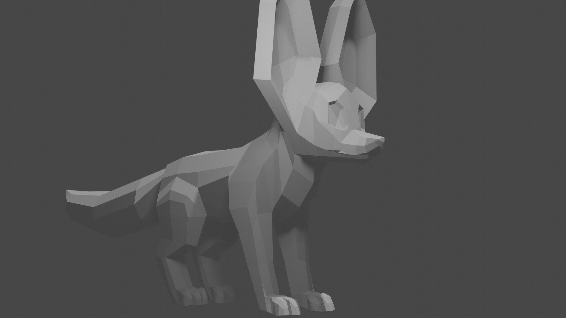 Creative Low-poly Model Fennec - Show - GameDev.tv