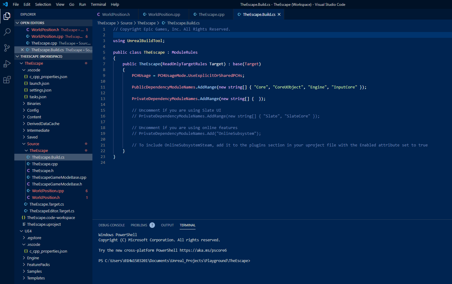 VSCode include errors - Talk - GameDev.tv