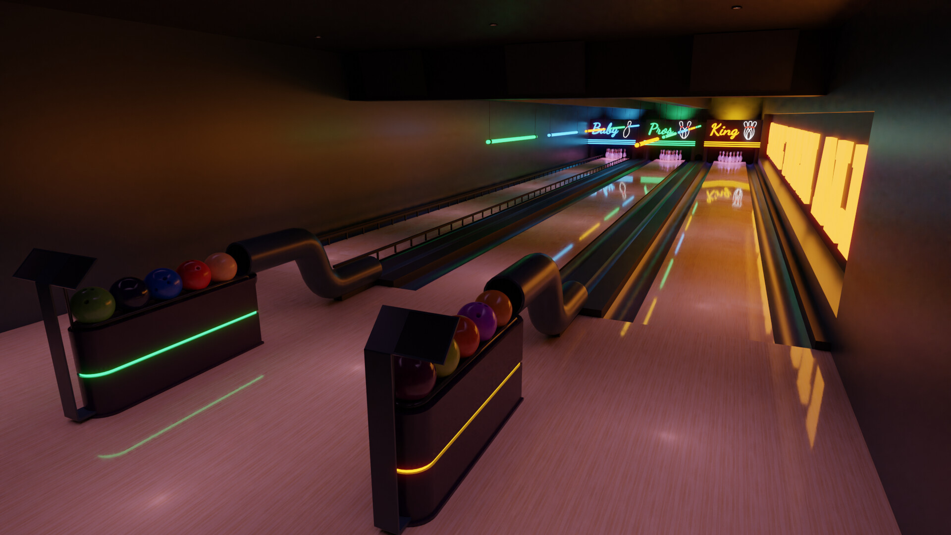 Bowling Scene - My Own Interpretation - Show - GameDev.tv