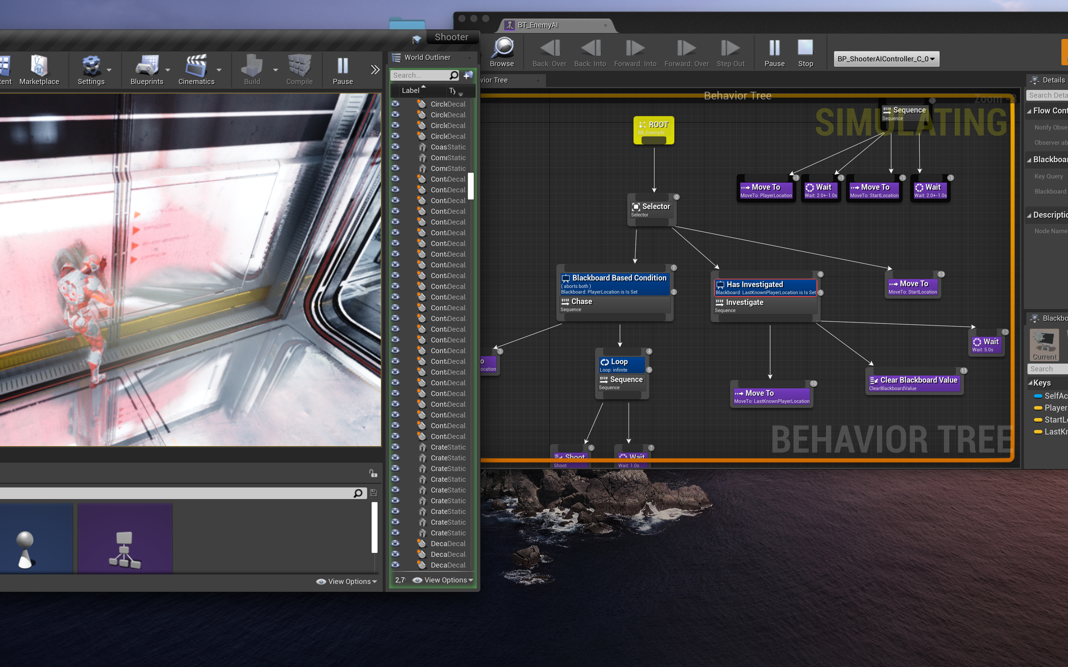 Chase issue after adding shoot and wait sequence - Ask - GameDev.tv