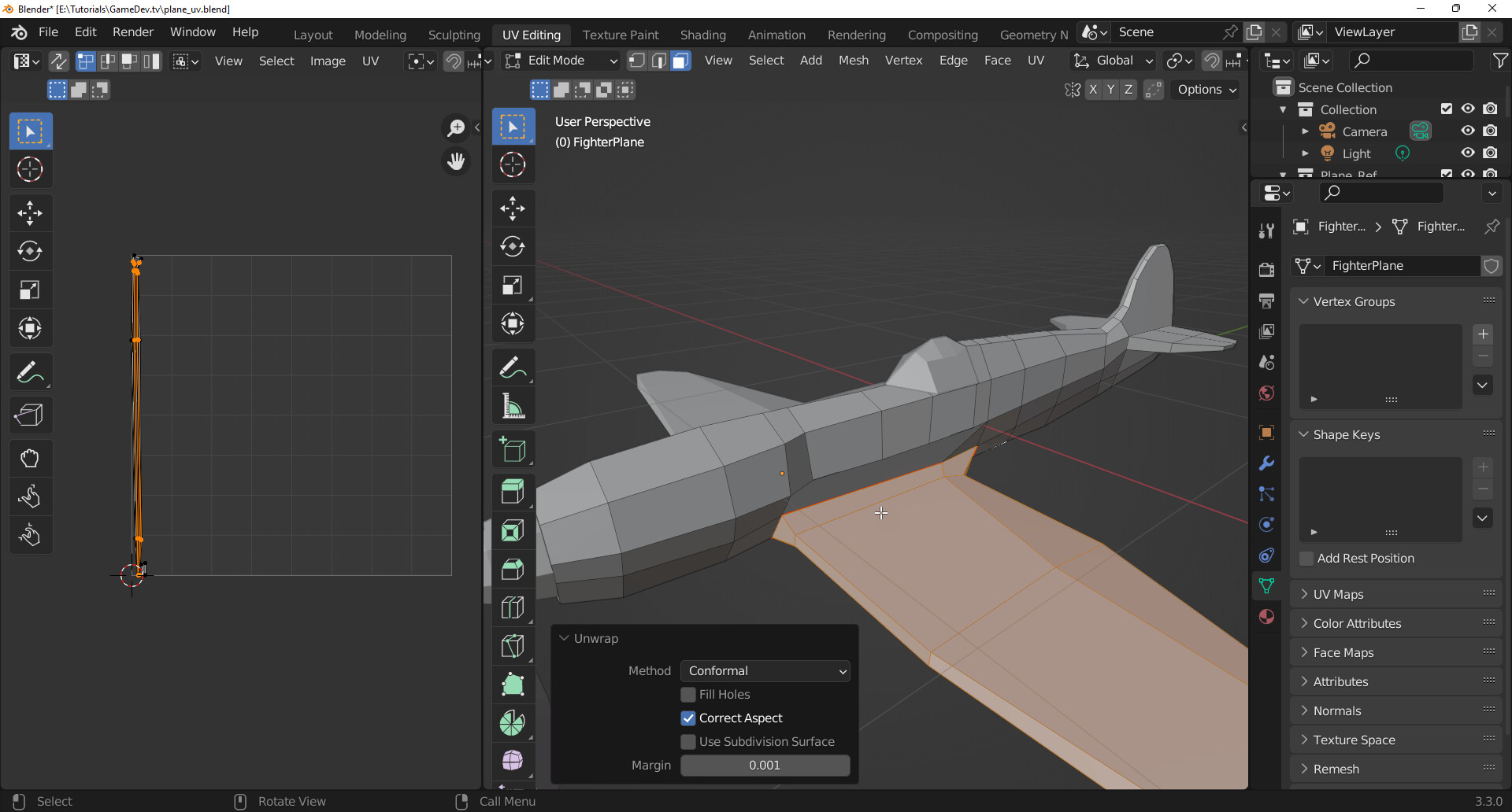 UV Unwrapping Doesn t Work For Me Ask GameDev tv