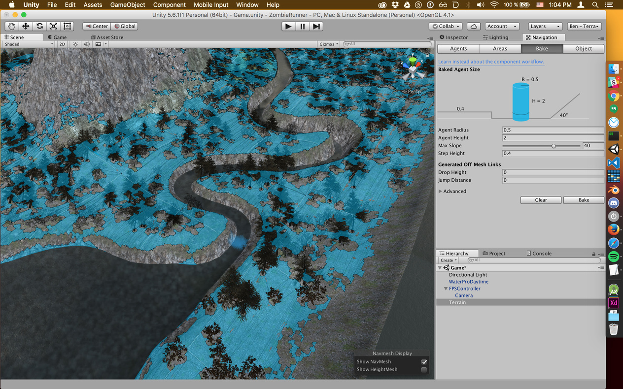 Navmesh around a river - Talk - GameDev.tv