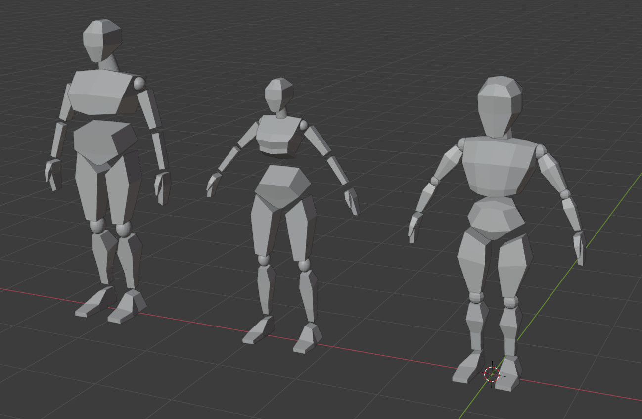 Block Characters - Happy to share my progress - Show - GameDev.tv