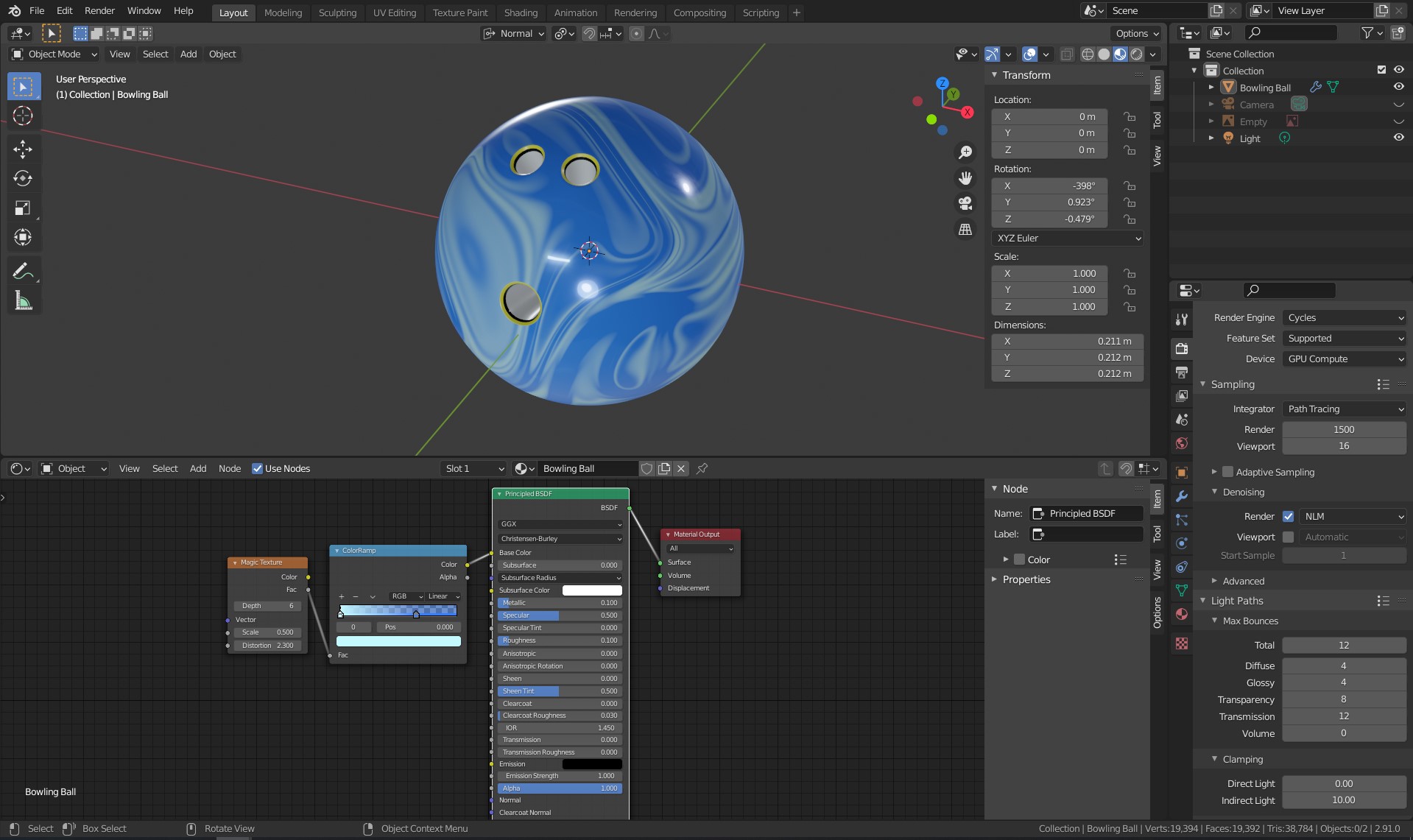 Bowling Ball - Show - GameDev.tv