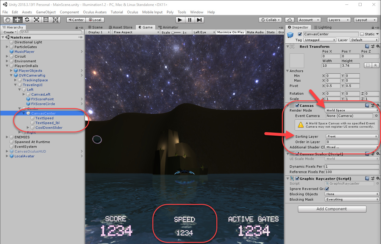Issue with World Space UI and Render Sorting - Ask - GameDev.tv
