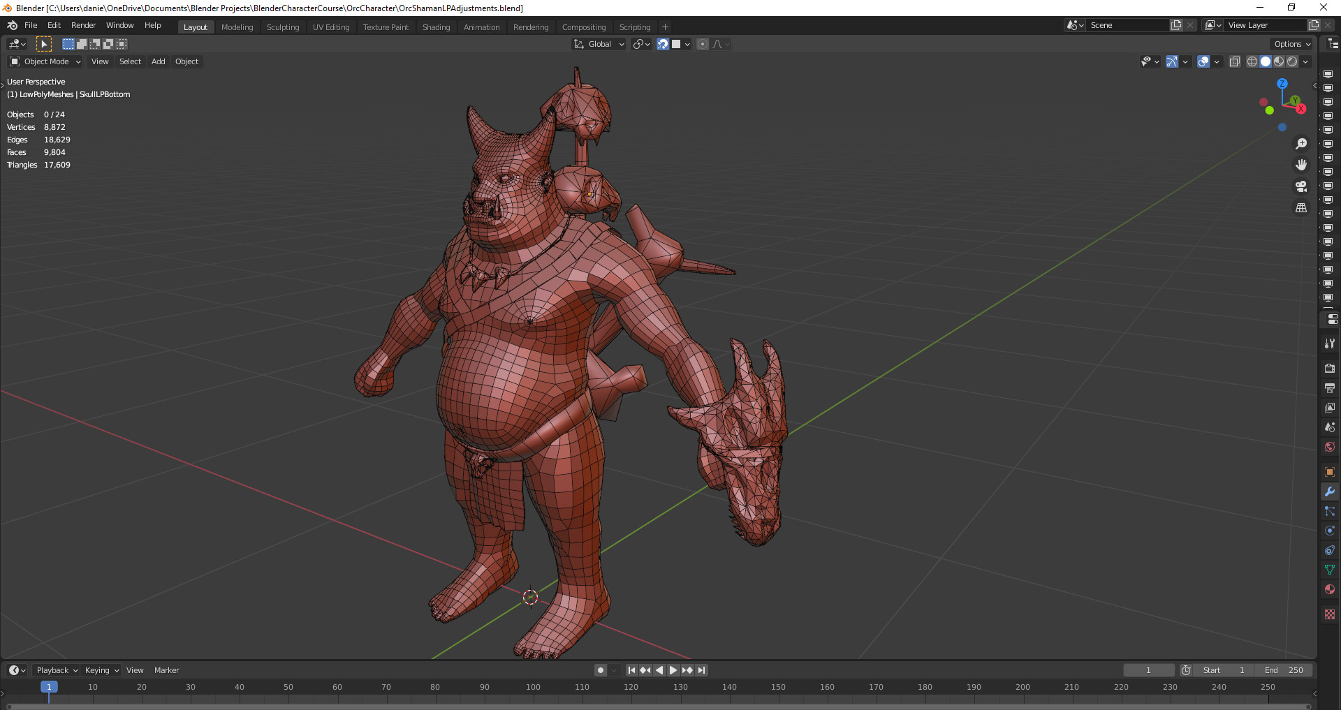 Finished Retopo - Show - GameDev.tv
