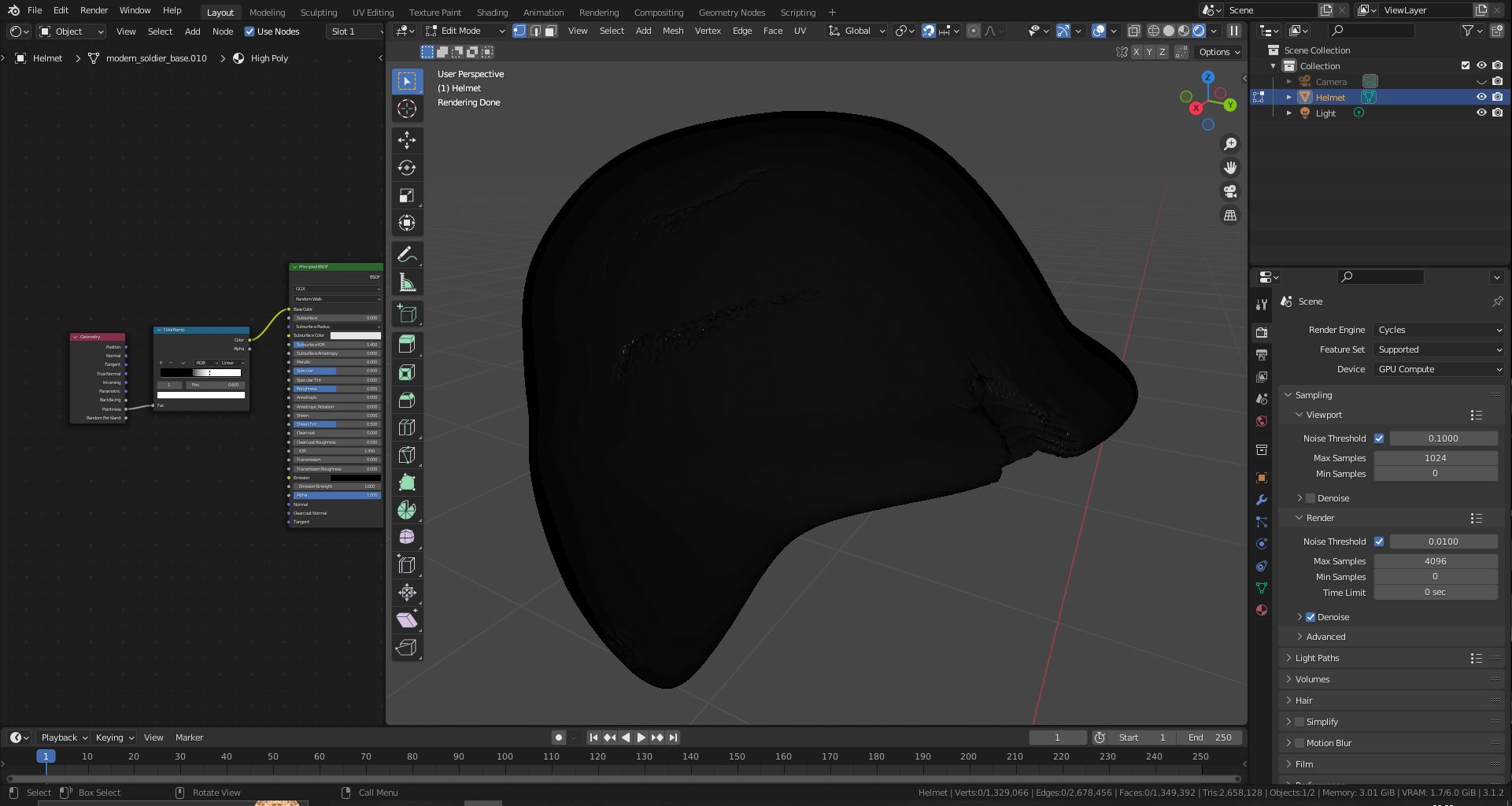 I'm getting artifacts when setting up the cavity nodes - Ask - GameDev.tv