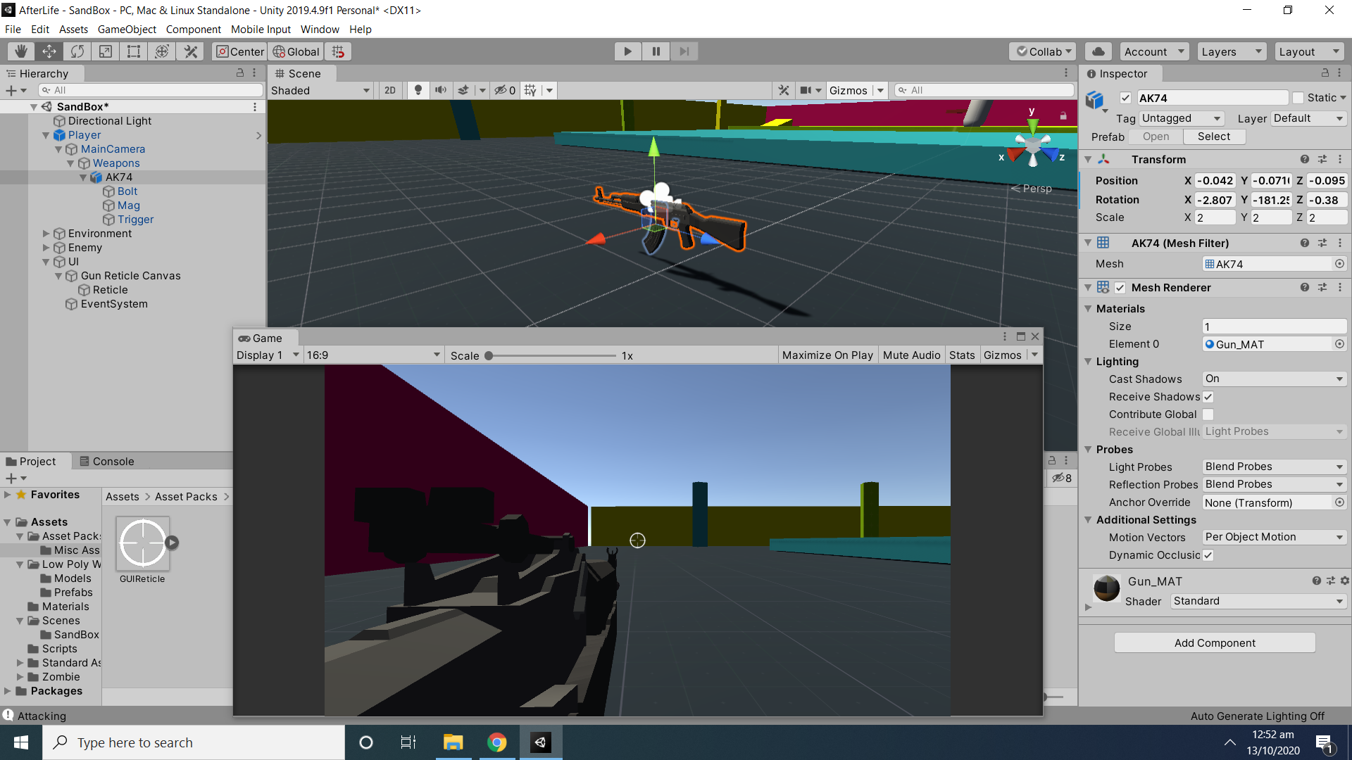 Give That Player A Gun! - Talk - GameDev.tv