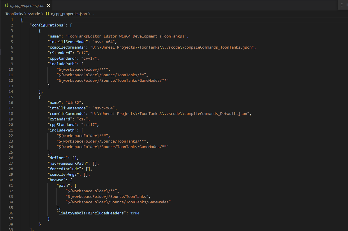 ToonTanks Can't open include file: 'GameModes/TankGameModeBase.h' - Ask - GameDev.tv