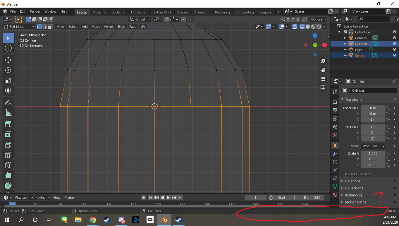 Can't Remove Vertices and Info on Bottom Removed? - Ask - GameDev.tv