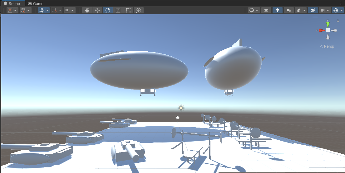 Create a Scene Exercise (Tank, Blimp, Weight Bench) - Show - GameDev.tv