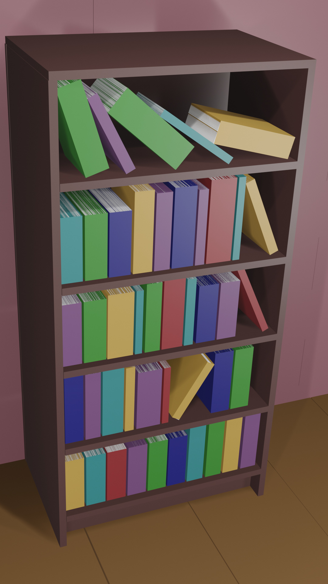 My First Render - Bookcase - Show - GameDev.tv