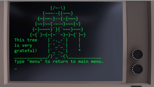 ASCII Art for Terminal Hacker Level 3 - Tree of Gratitude - Show ...