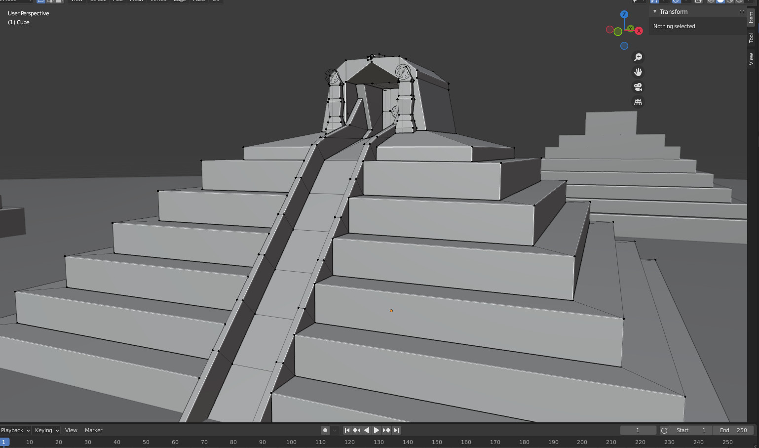 Pyramid with railings - Show - GameDev.tv