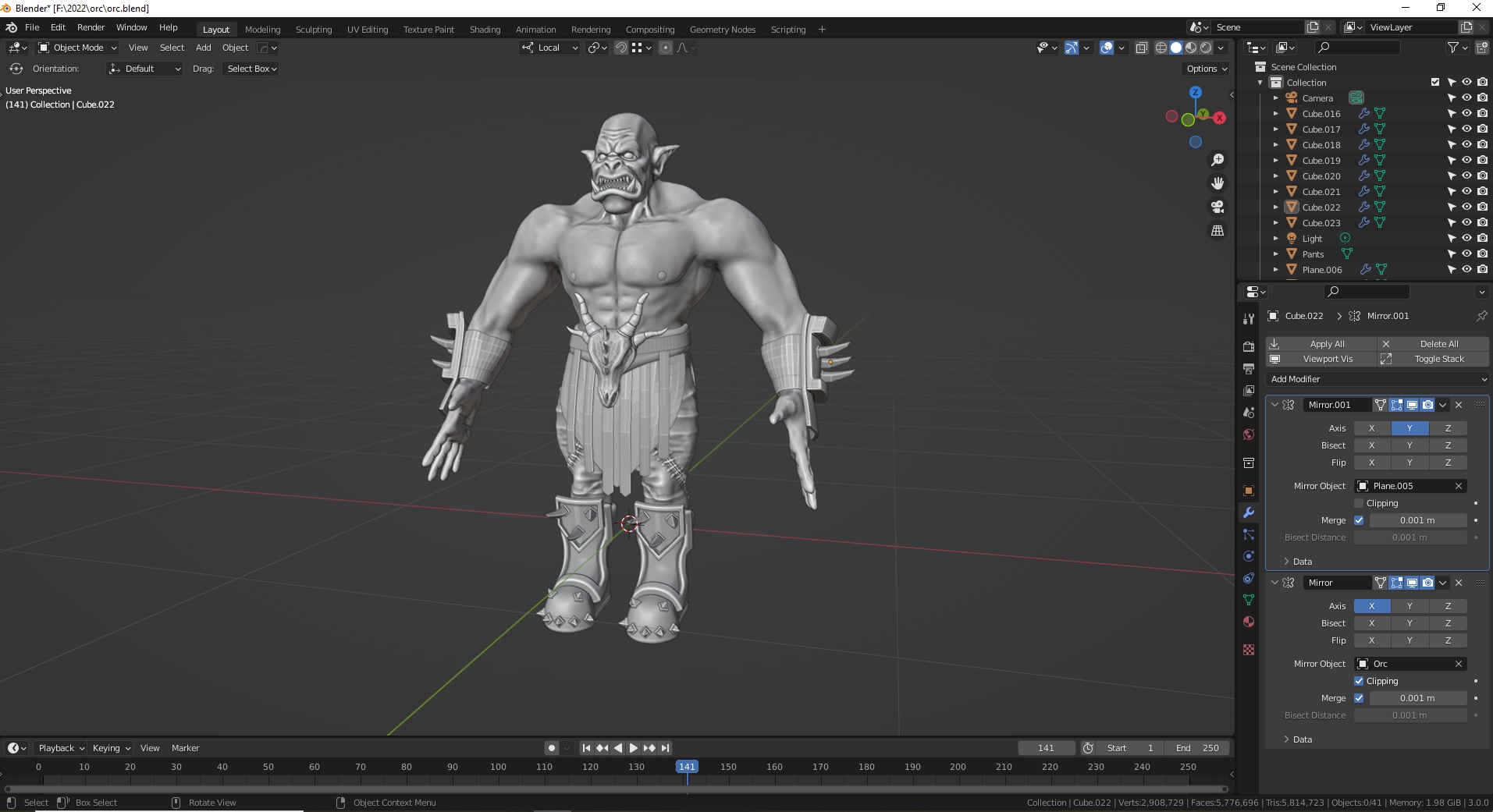 Orc in process - Show - GameDev.tv