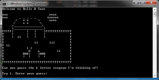 My ASCII "art" - Talk - GameDev.tv