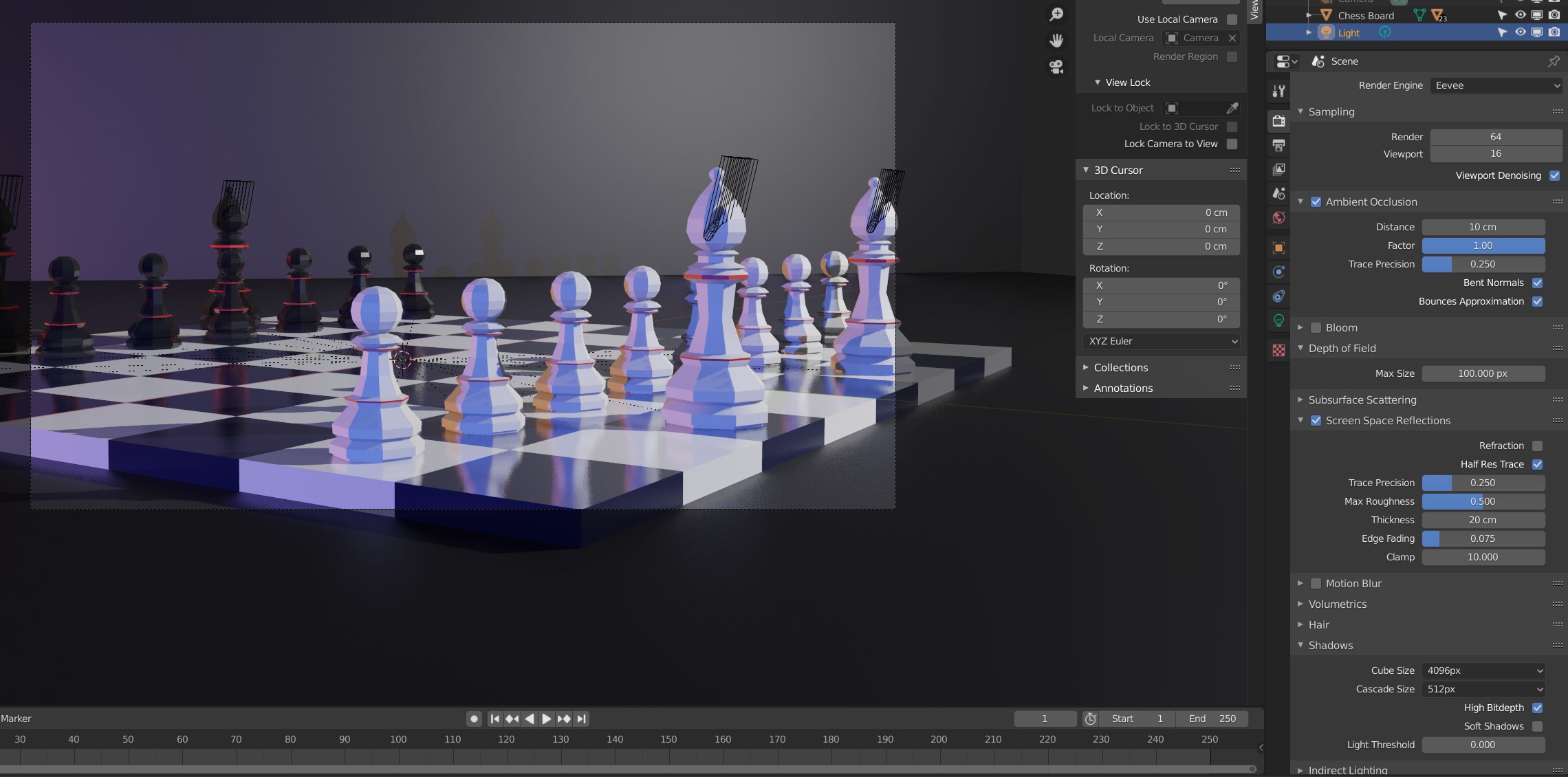 Need help with jagged shadows in eevee - Show - GameDev.tv