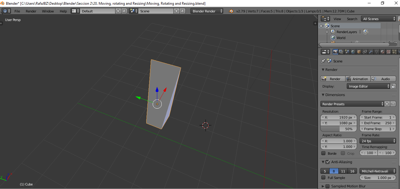 Wedge: Moving, Rotating and Resizing - Talk - GameDev.tv