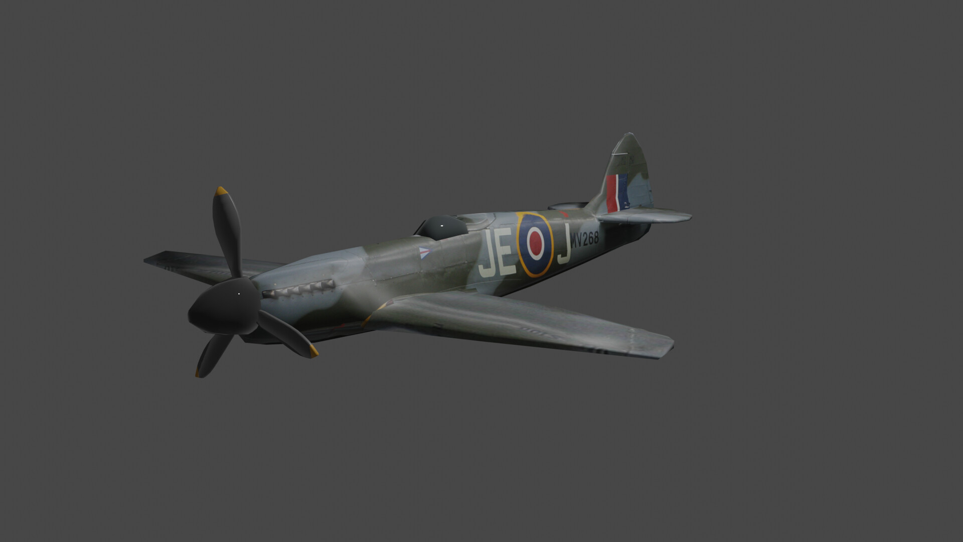 Catching up with some project renders : Dino & Spitfire Plane Projects - Show - GameDev.tv